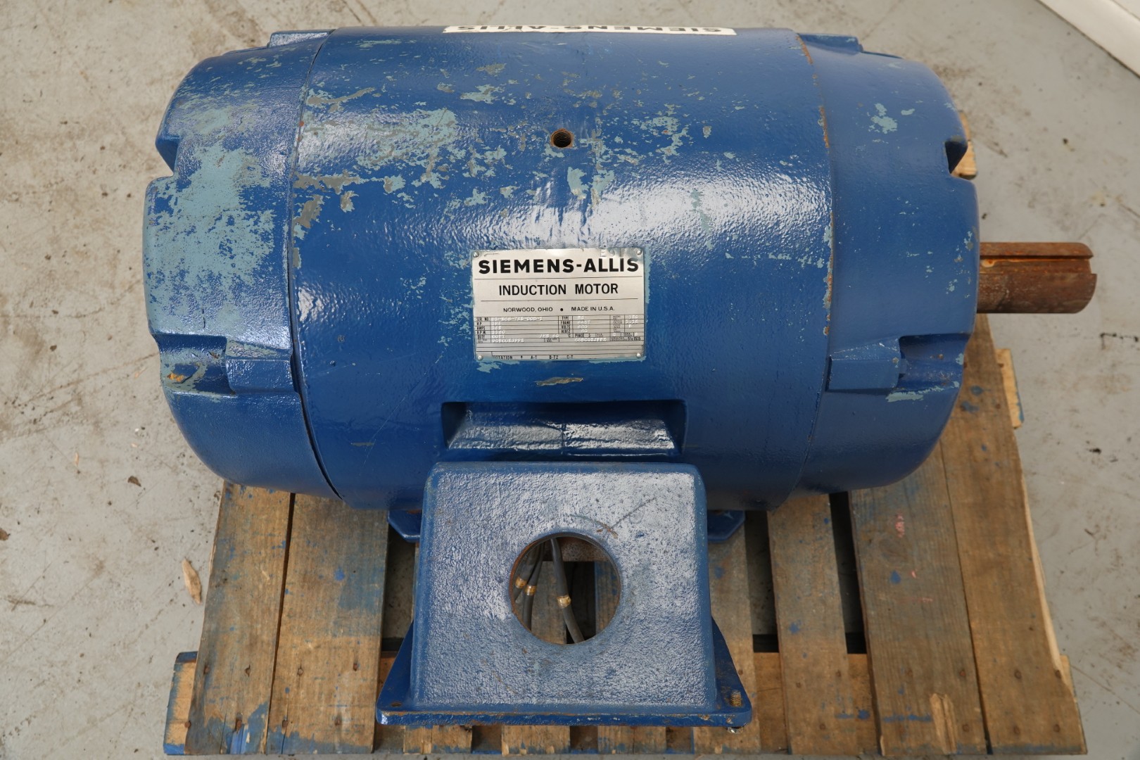 Siemens-Allis 125 HP Industrial Mixer Motor | Topos Mondial