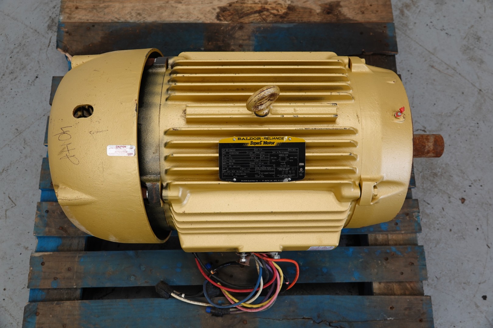Baldor Reliance Super-E 40 HP TEFC Electric Motor | Topos Mondial